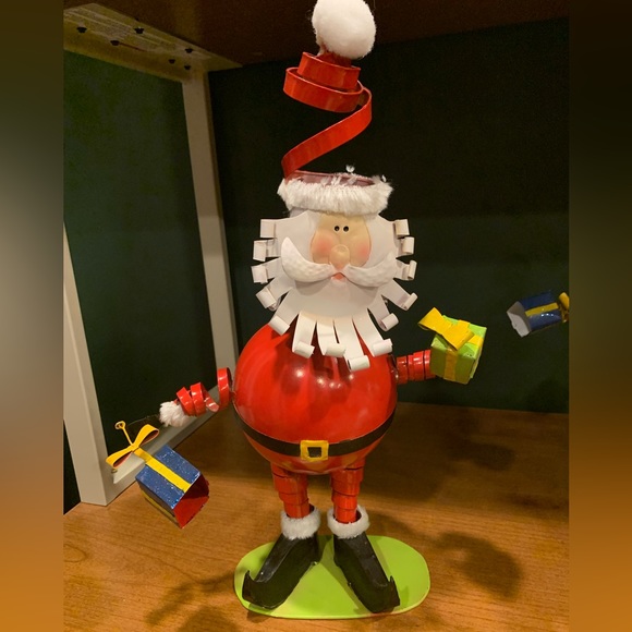 Holiday | Whimsical Decorative Metal Santa | Poshmark
